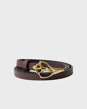 Rodebjer Petit Shell Pebble Belt - Guld,brun