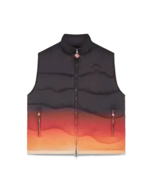 Casablanca Gradient Nylon Down Puffer Gilet - Multicolor