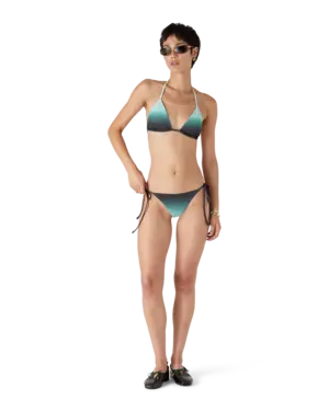 Casablanca Gradient Bikini Bottoms - Black