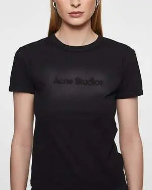 Acne Studios Logo Fitted T-shirt