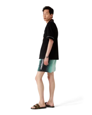 Casablanca Gradient Monogram Jacquard Swim Shorts - Multicolor