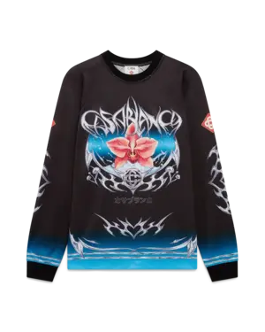 Casablanca Blade Long-sleeve Football Jersey - Red