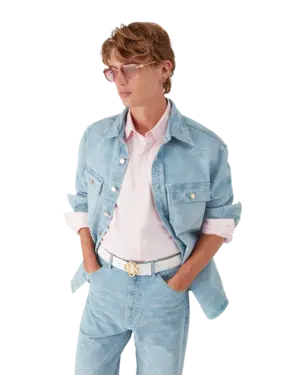 Casablanca Denim Monogram Shirt