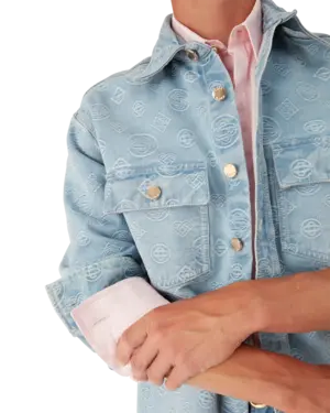 Casablanca Denim Monogram Shirt