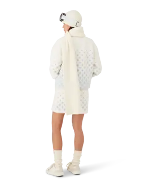 Casablanca Embroidered Monogram Fleece Mini Skirt - Multicolor