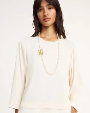 BY MALENE BIRGER Chakallo Necklace - White