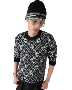 Casablanca Stripe Mohair Beanie