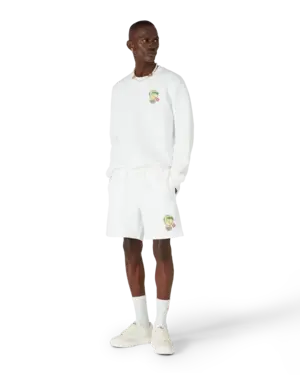 Casablanca Tennis Mascot Quilted Sweatshorts - Multicolor