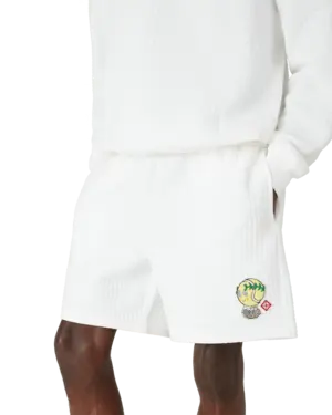 Casablanca Tennis Mascot Quilted Sweatshorts - Multicolor