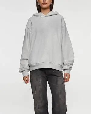 Acne Studios Logo Hoodie - Light Grey