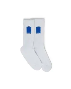 CASABLANCA PARIS Casa Logo Crew Socks - Blue