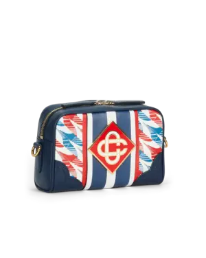Casablanca Houndstooth Crossbody Bag