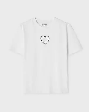 CLOEYS Heart T-shirt - White