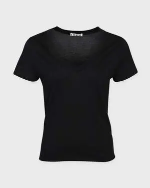 Eterne V-neck T-shirt - Black