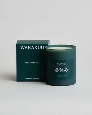WAKAKUU Candle White Christmas