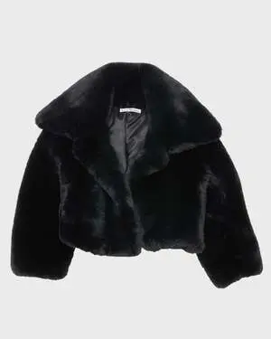 Acne Studios Faux Fur Collar Jacket