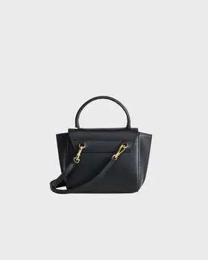 ATP ATELIER Montalcino Grained Calf Bag - Black