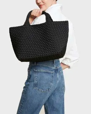 NAGHEDI St. Barths Medium Tote - Black