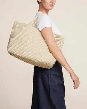 NAGHEDI St. Barths Large Tote - Ecru