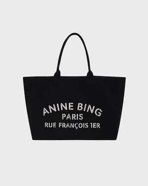 ANINE BING Leo Canvas Tote