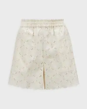 Moncler Broderie Anglaise Shorts