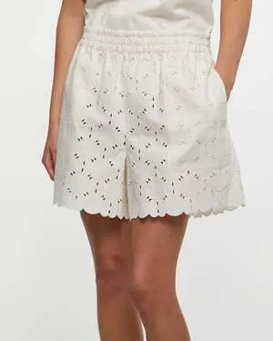 Moncler Broderie Anglaise Shorts