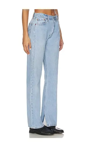 ALIGRACE Vintage Relaxed Split Jeans