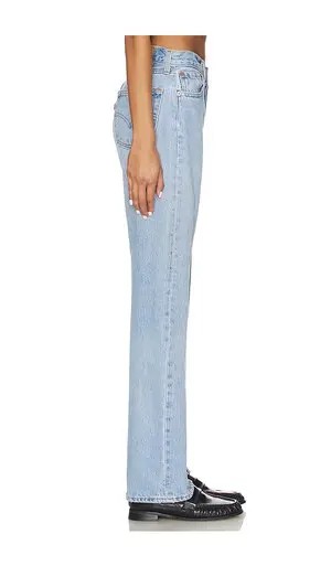 ALIGRACE Vintage Relaxed Split Jeans