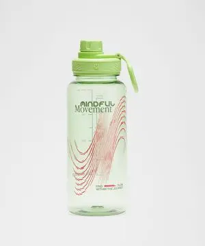 Lululemon Back To Life Clear Bottle 32oz - Lemongrass