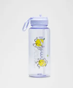 Lululemon Back To Life Clear Bottle 32oz Straw Lid