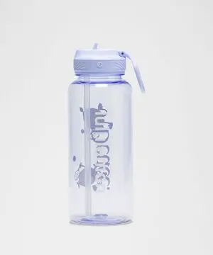 Lululemon Back To Life Clear Bottle 32oz Straw Lid