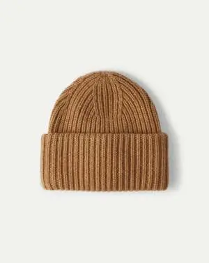Veronica Beard Wool-cashmere Beanie - Dark Acorn