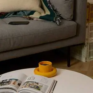 GUSTAF WESTMAN Chunky Cup And Saucer - Yellow