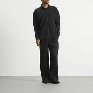 Issey Miyake Pleated Wide Leg Trousers