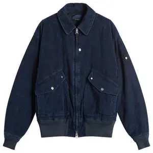 Stone Island Indigo Micro Corduroy Work Jacket - Blue Rinsed