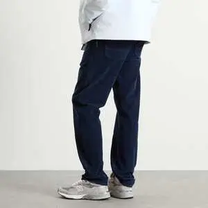 Stone Island Indigo Micro Corduroy Straight Jeans - Blue Rinsed
