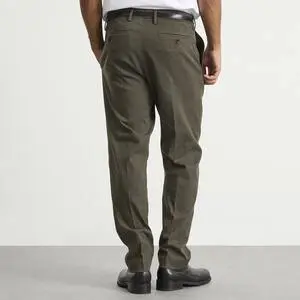 Nn07 Bill Pleated Trousers - Dark Army