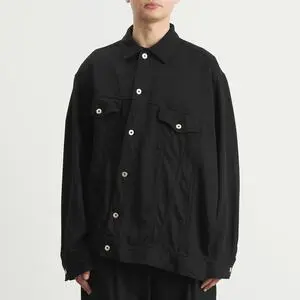 Comme Des Garçons Asymmetric Denim Jacket