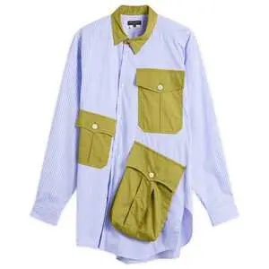 Comme Des Garçons Pocket Shirt - Blue