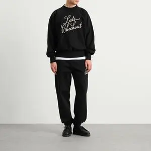 LATE CHECKOUT Script Joggers