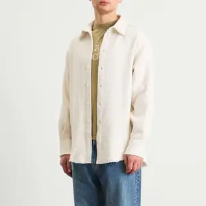 LATE CHECKOUT Raw Edge Western Shirt