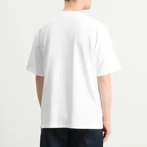 LATE CHECKOUT Blue Script T-shirt
