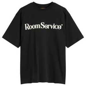 LATE CHECKOUT Room Service T-shirt - Black