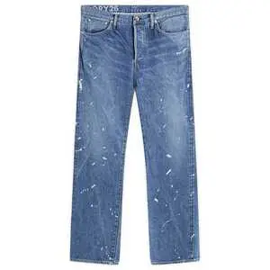Visvim Medium Wash Bottoms For Men