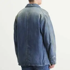 Visvim Social Sculpture Dmgd Down Jacket - Indigo