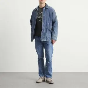 Visvim Social Sculpture Dmgd Down Jacket - Indigo