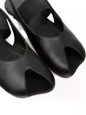 MAISON MARGIELA Anatomic Numeric Slingback Sandals - Black