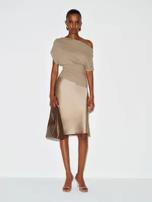 REFORMATION Iris Knit Top - Natural