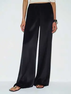 REFORMATION Celine Low Rise Silk Wide Leg Pant