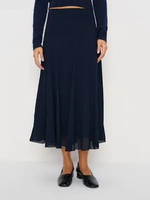 REFORMATION Sophie Midi Skirt - Blue